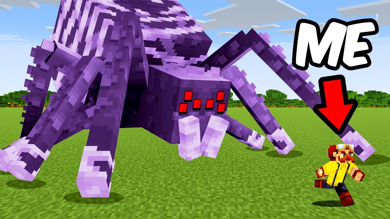 I Made Minecraft Spiders Terrifying - Minecraft videos