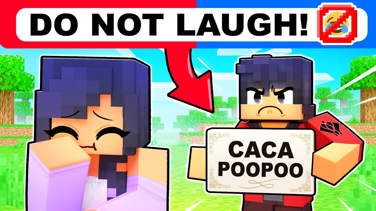 Minecraft but DO NOT LAUGH... - Minecraft videos