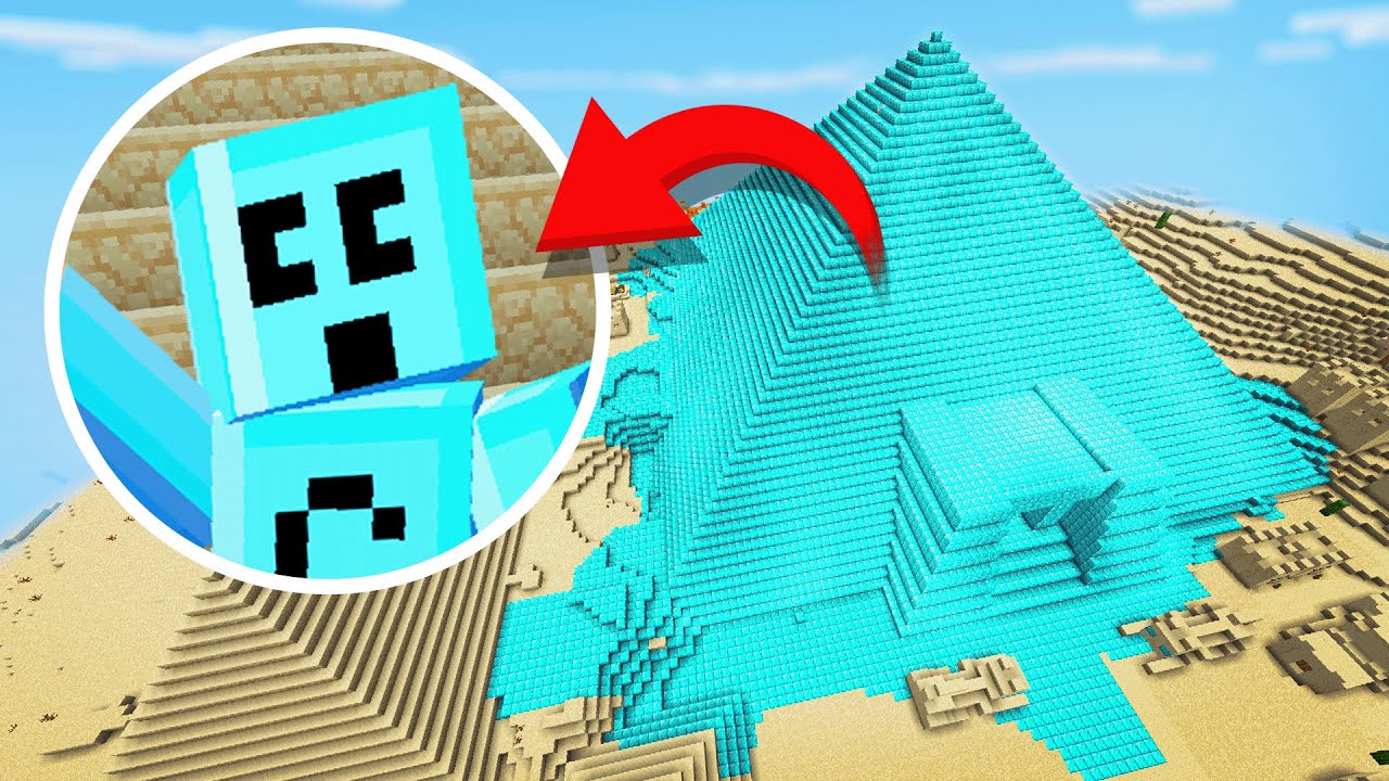 Minecraft but I turn the World to Diamond - Minecraft videos