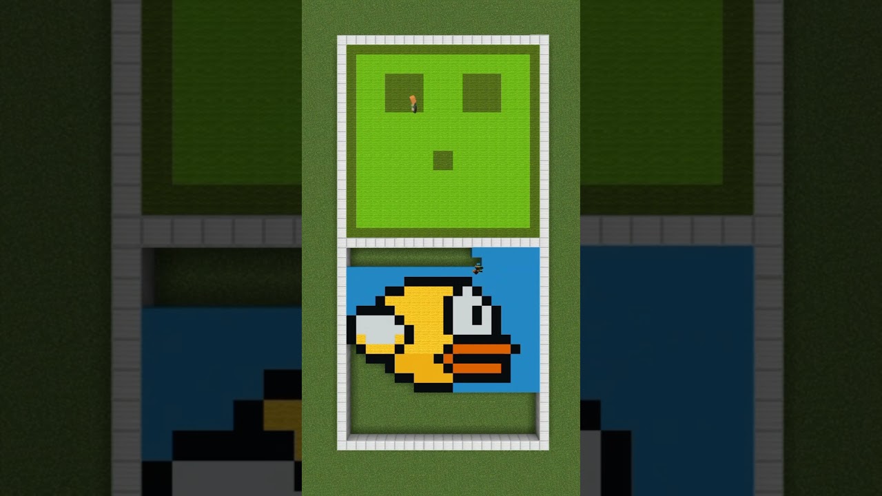 Minecraft pixel art battle!!! #shorts #minecraft - Minecraft videos