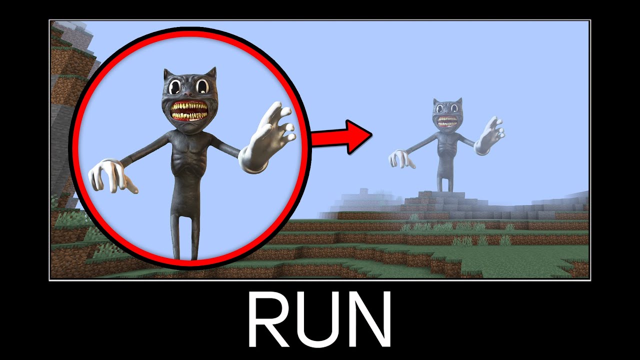 Minecraft wait what meme part 365 (Giant Cartoon Cat) - Minecraft videos