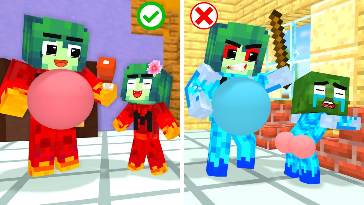 Monster School : Good and Bad Baby Zombie x Squid Game Doll - Minecraft ...