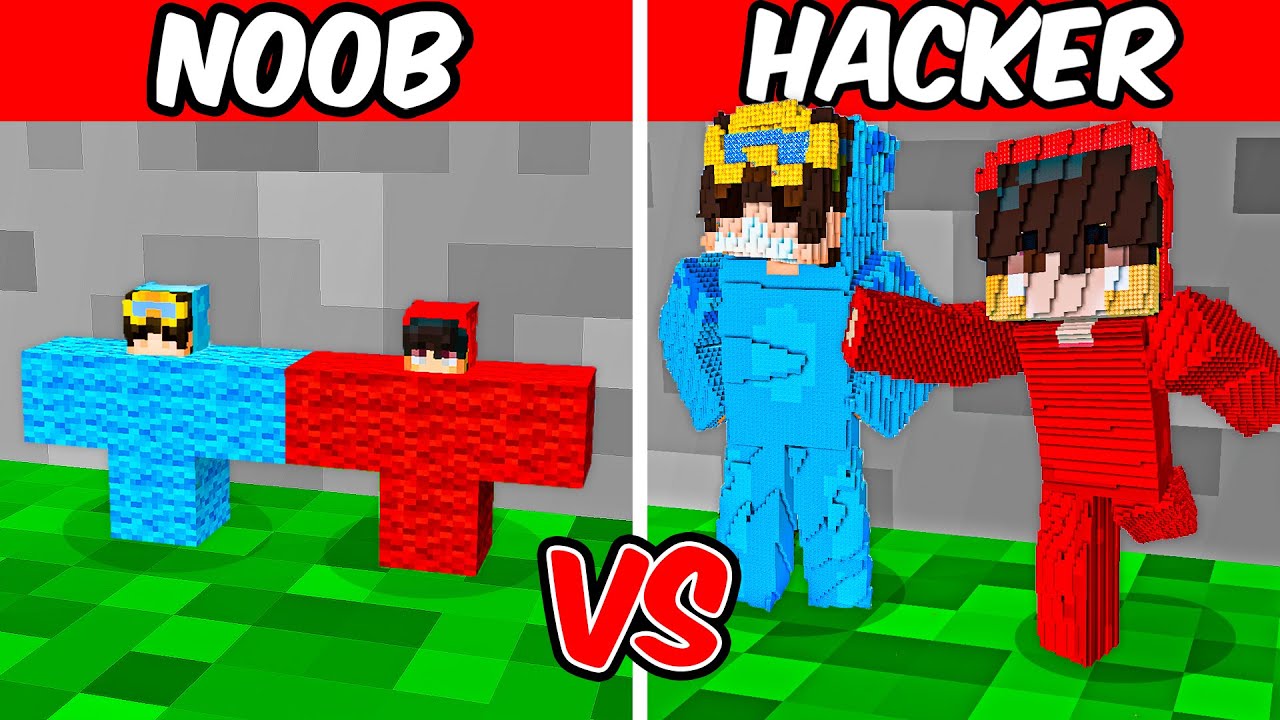NOOB vs PRO: TINY CASH & NICO Build Challenge (Minecraft) - Minecraft ...