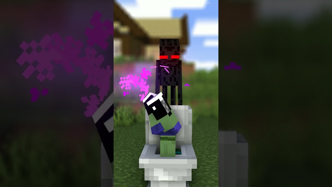 Never Pee on the End Portal - minecraft animation #shorts - Minecraft ...
