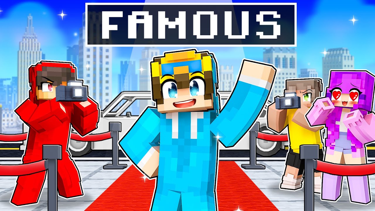 Nico Becomes FAMOUS In Minecraft! - Minecraft videos
