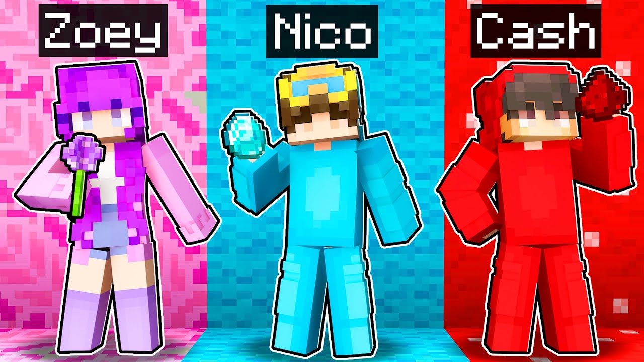 Only Using ONE COLOR In Minecraft! - Minecraft videos