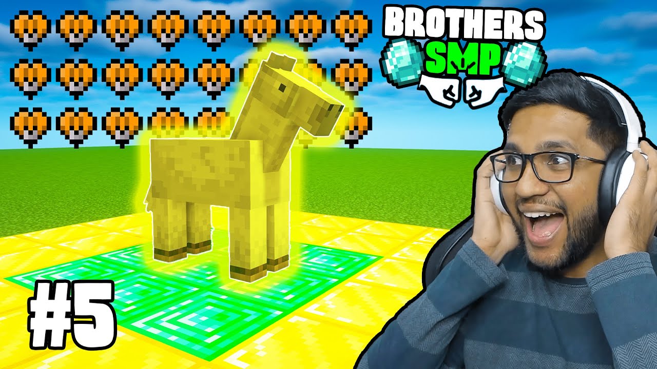 Searching for the GOD Horse ! (Brothers SMP #5) - Minecraft videos