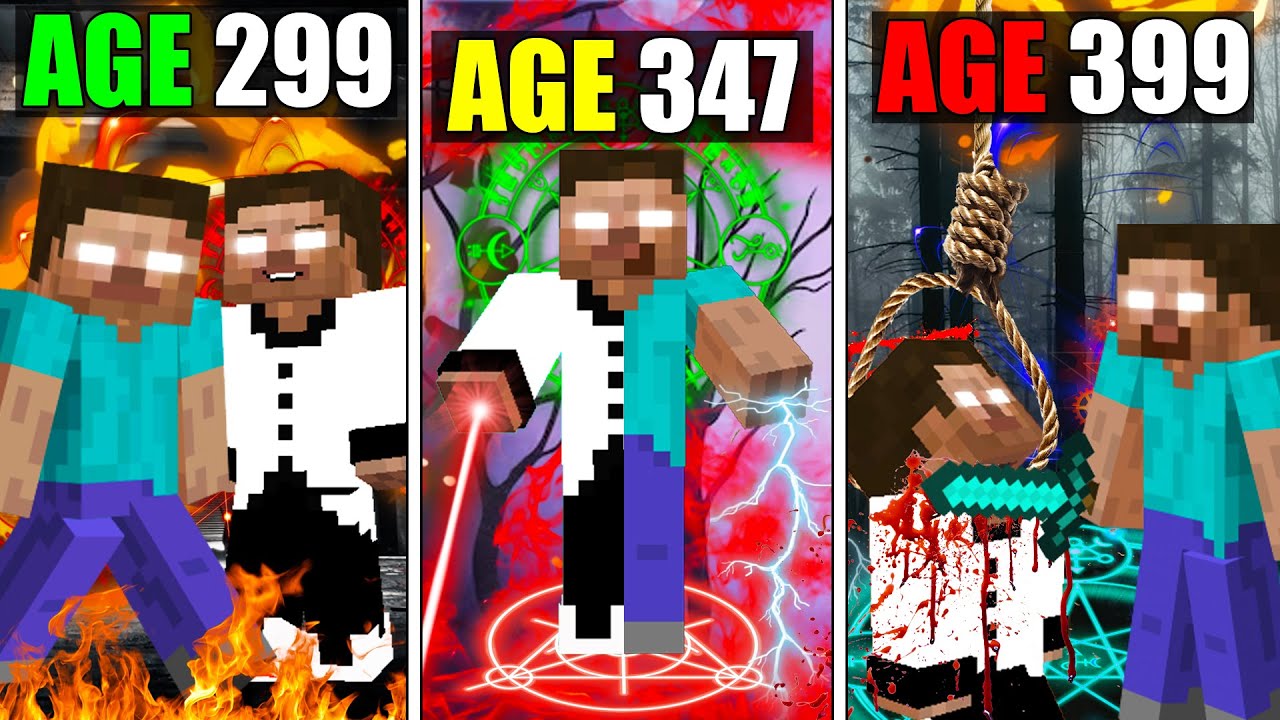 Surviving 400 Years As Zerobrine In Minecraft... @MiraniGamer ...
