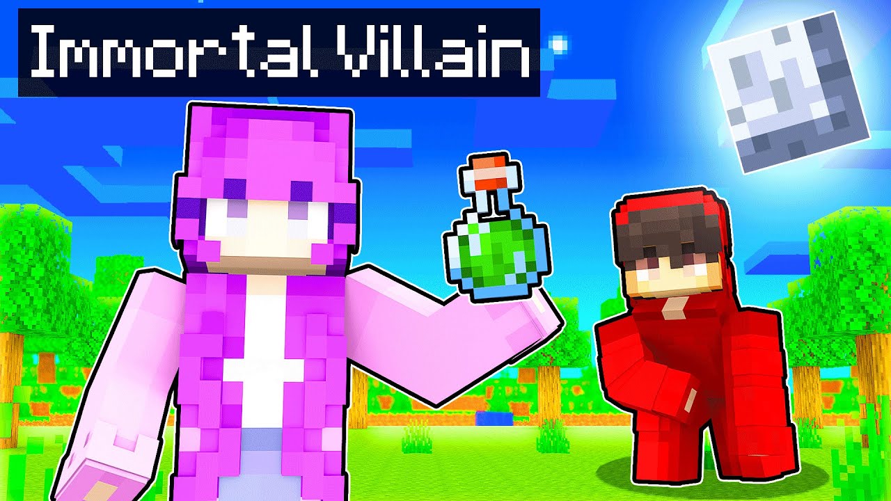 Taking OVER Minecraft as an IMMORTAL Villain - Minecraft videos