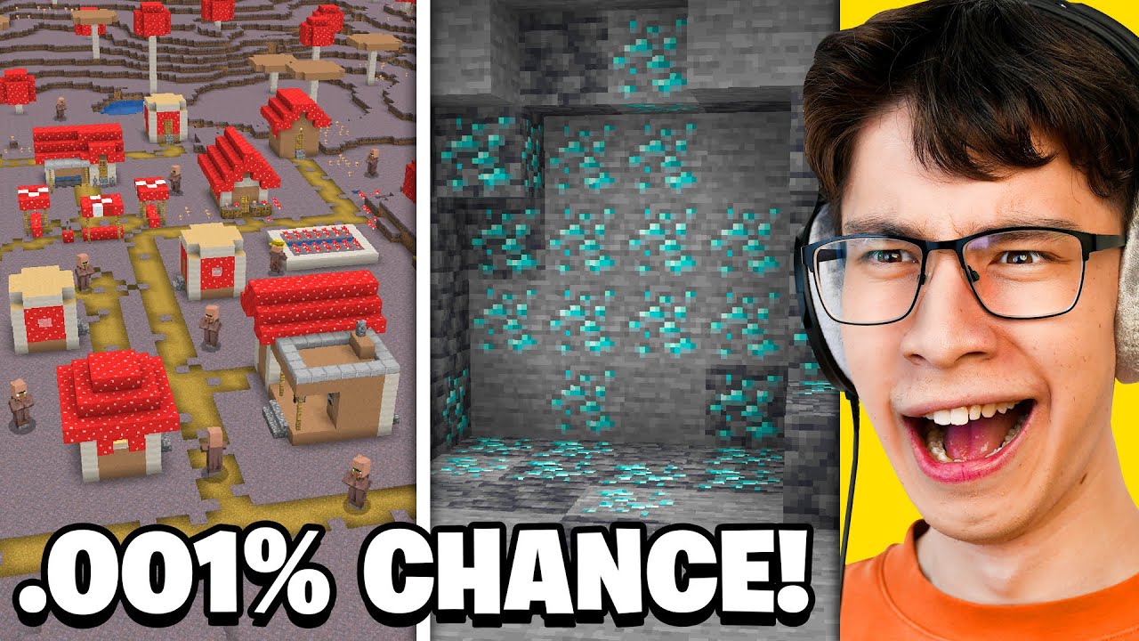 Testing Minecrafts Most Impossible Seeds Minecraft Videos