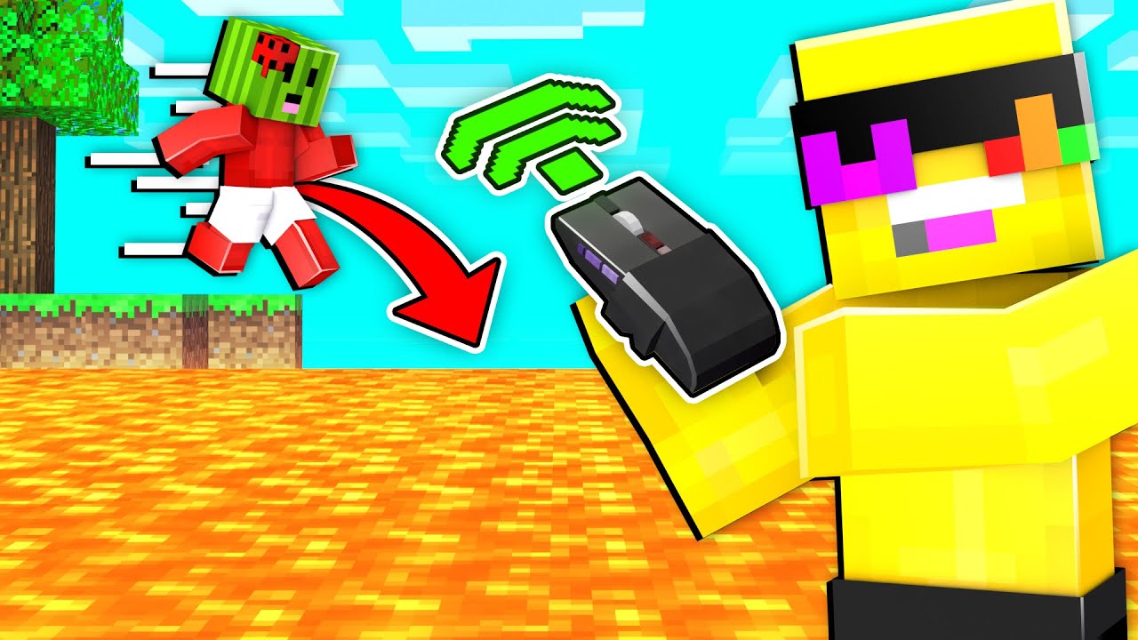 Using A WIRELESS MOUSE To Prank My Friend In Minecraft! - Minecraft videos