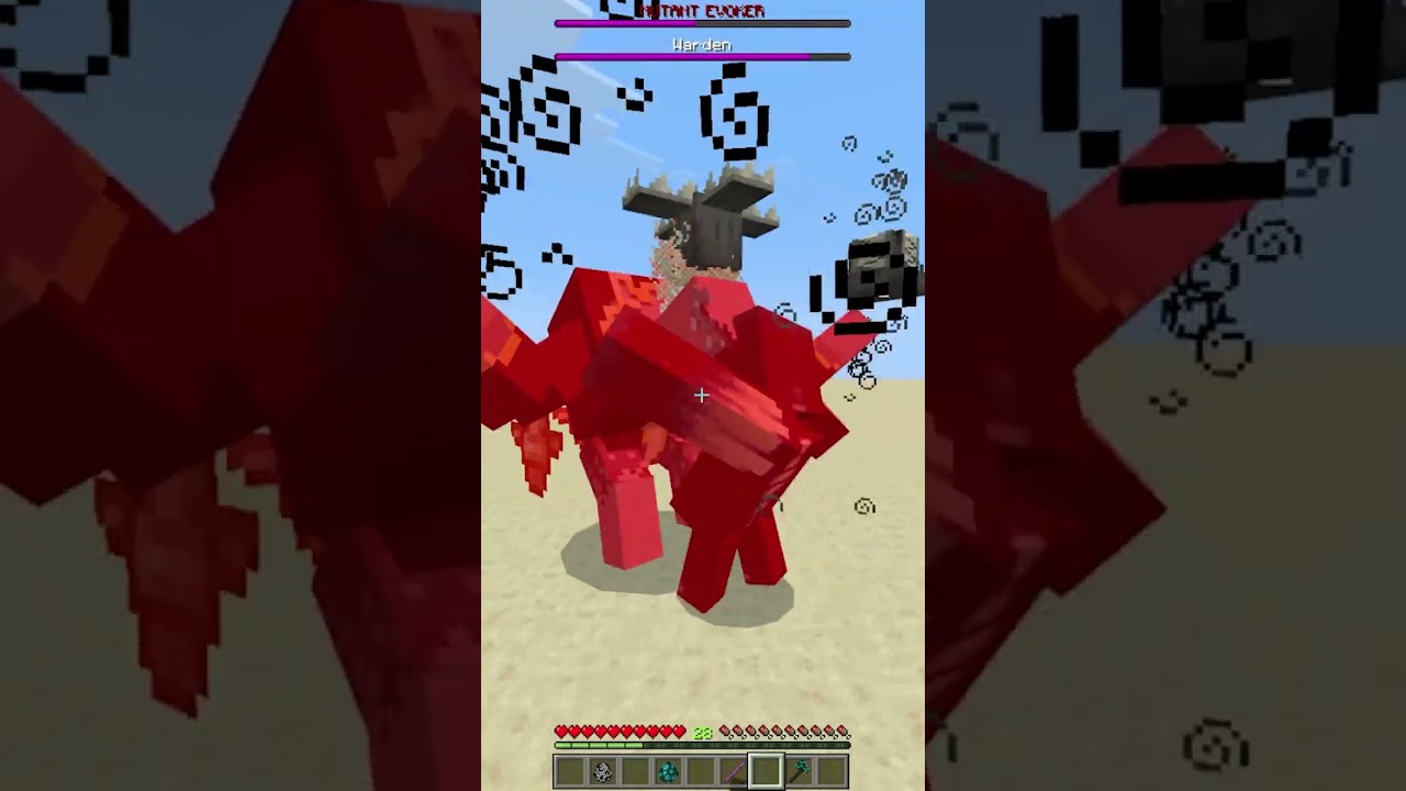 Warden vs Mutant Vindicator / Minecraft Mob Battle - Minecraft videos