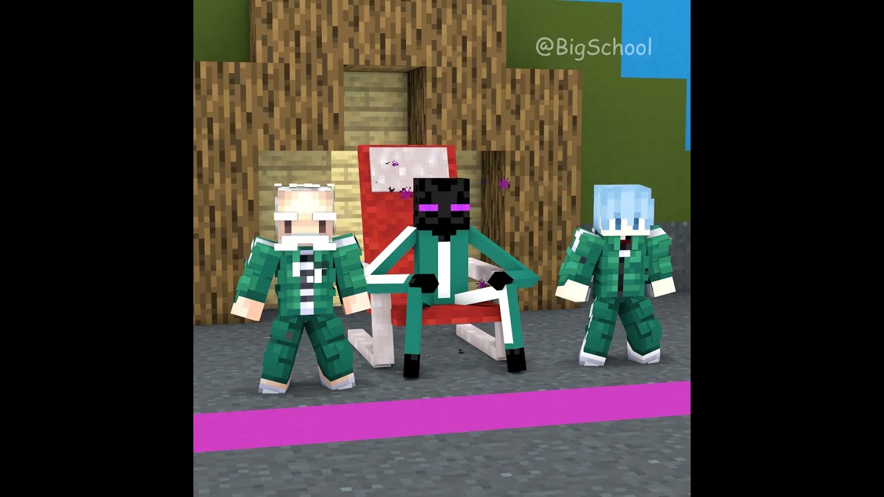 When Enderman Easily Wins Squid Game Bonus | Monster School MInecraft ...