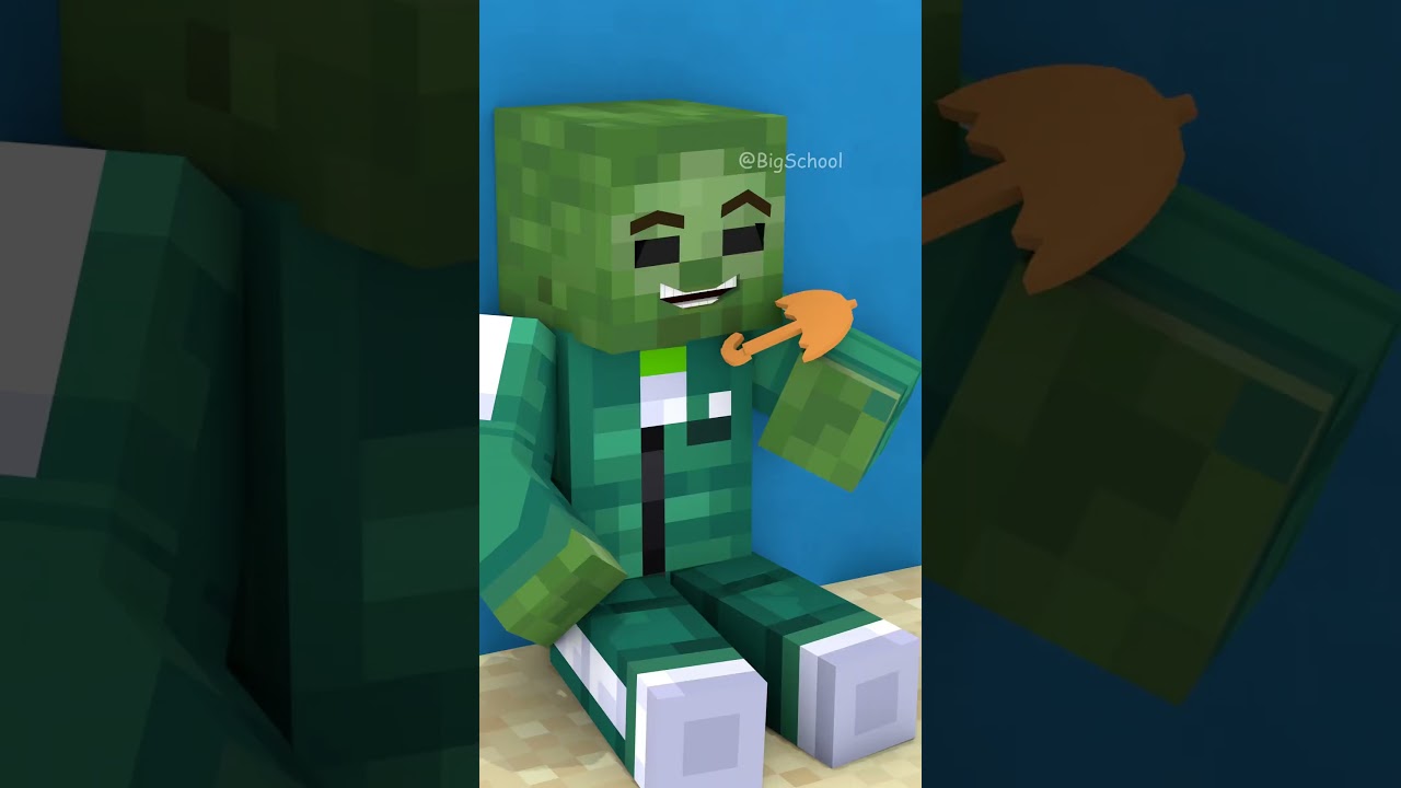 When Zombie Plays Dalgona Candy Squid Game Monster School Minecraft ...