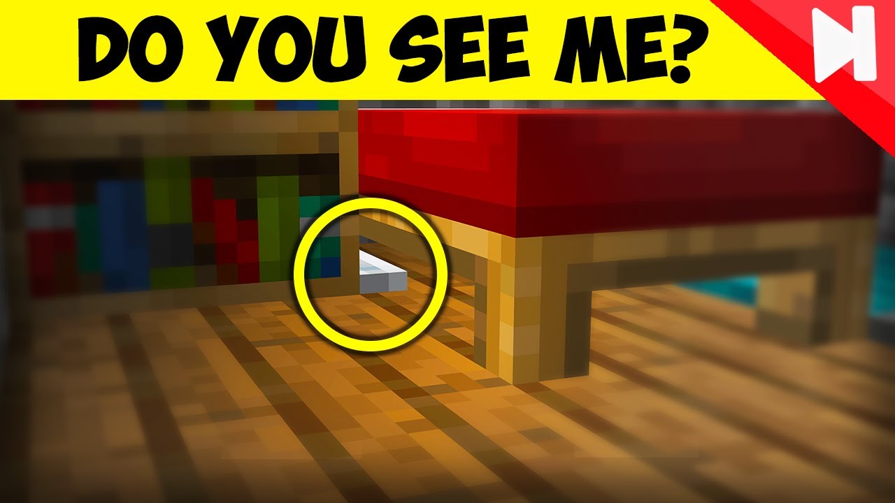 23 Ways to Hide From Your Friends in Minecraft - Minecraft videos