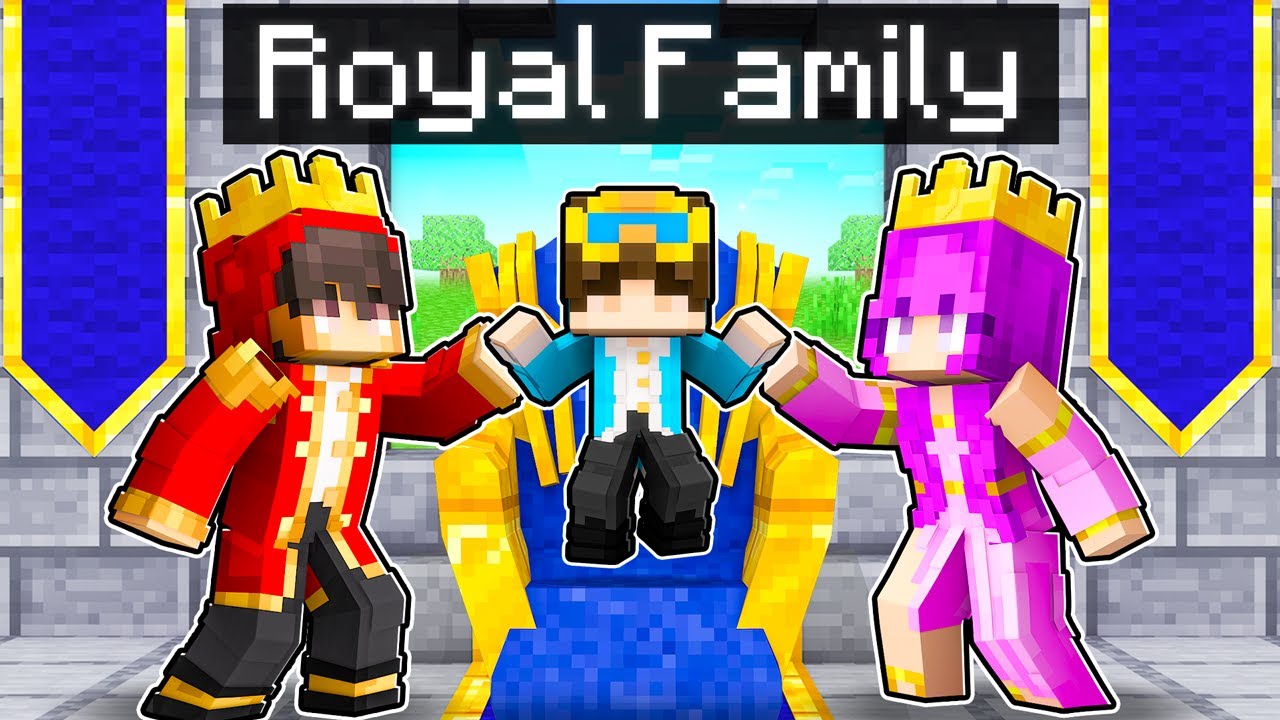 Adopted By A ROYAL FAMILY In Minecraft! - Minecraft videos
