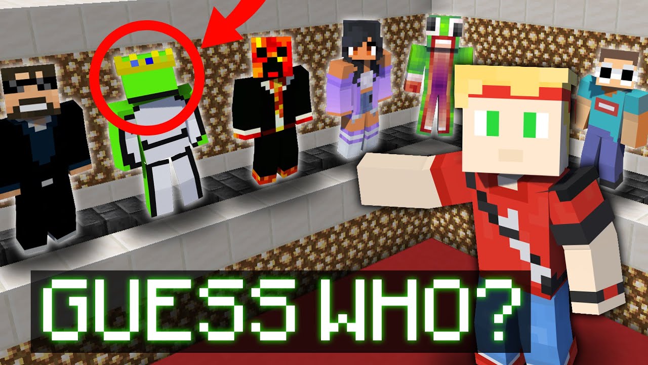 Guess Who with 15 Minecraft Youtubers - Minecraft videos