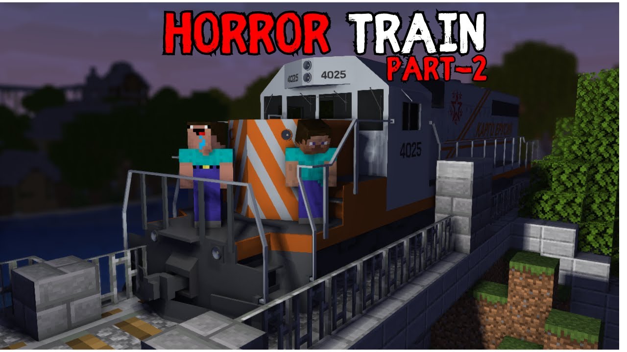 HORROR TRAIN Part-2 Minecraft Horror Story in Hindi - Minecraft videos