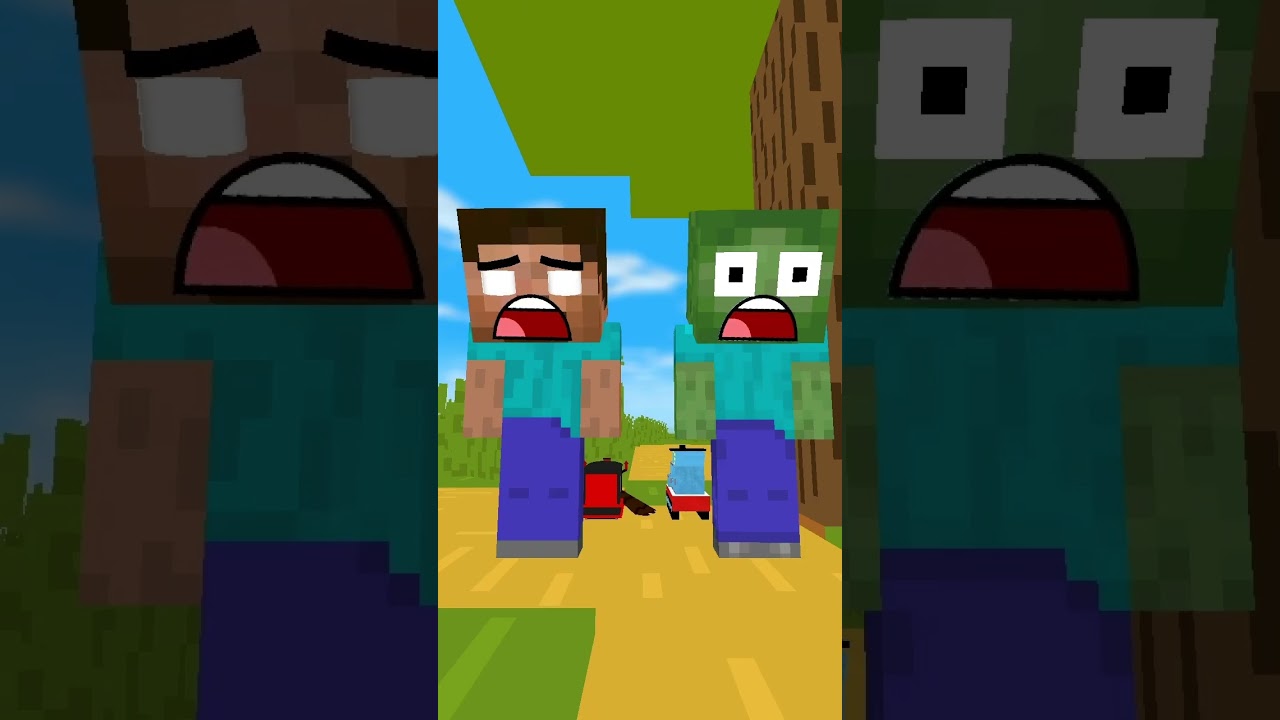 Hell's Comin with Poor Kids and Train School - Monster School Minecraft ...