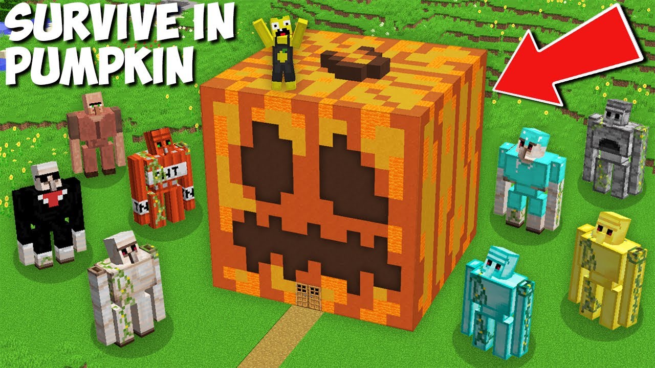 How to SPAWN SECRET MUTANT BOSS GOLEM + ZOMBIE in Minecraft ! LEMON AND ...