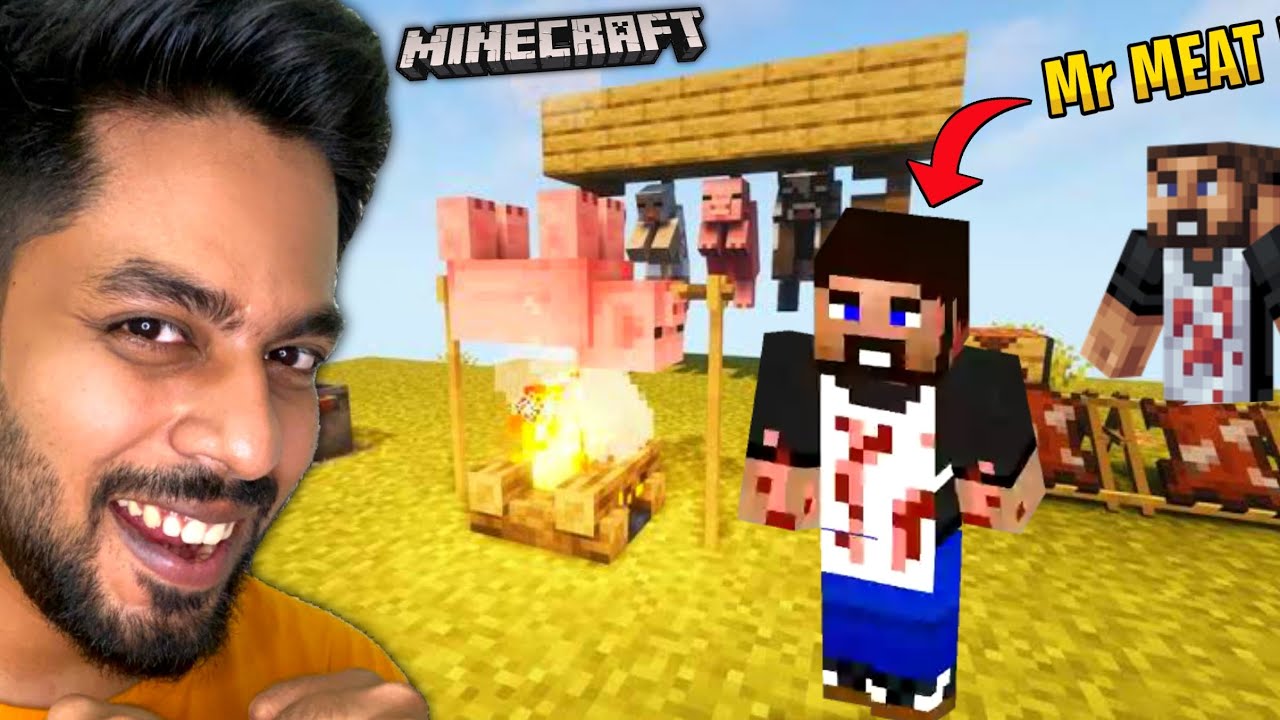 I BUILD MEAT SHOP IN MY MINECRAFT CITY | Minecraft tamil | Abudhabi ...
