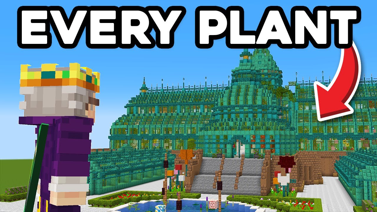 I Built a Greenhouse for Every Plant in Minecraft 1.20 - Minecraft videos