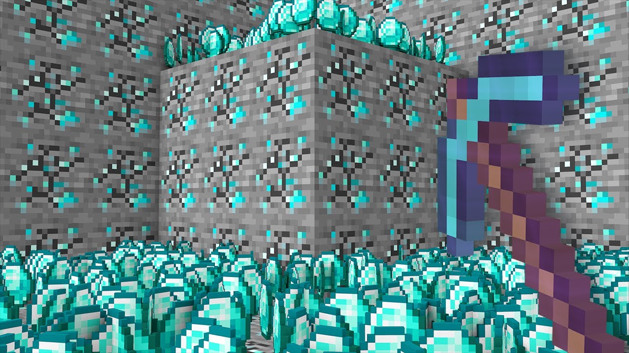 I Mined 9,999,999 Diamonds In Minecraft! - Minecraft videos