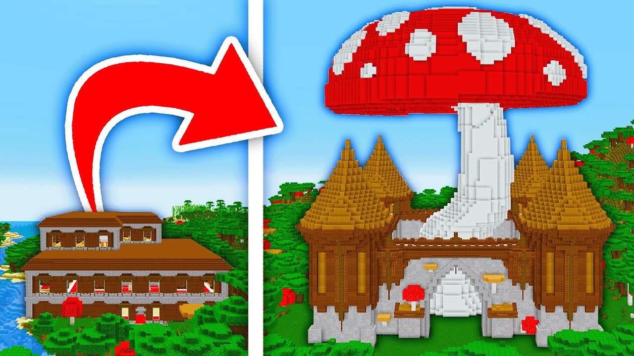 I Upgraded Boring Minecraft Structures - Minecraft videos