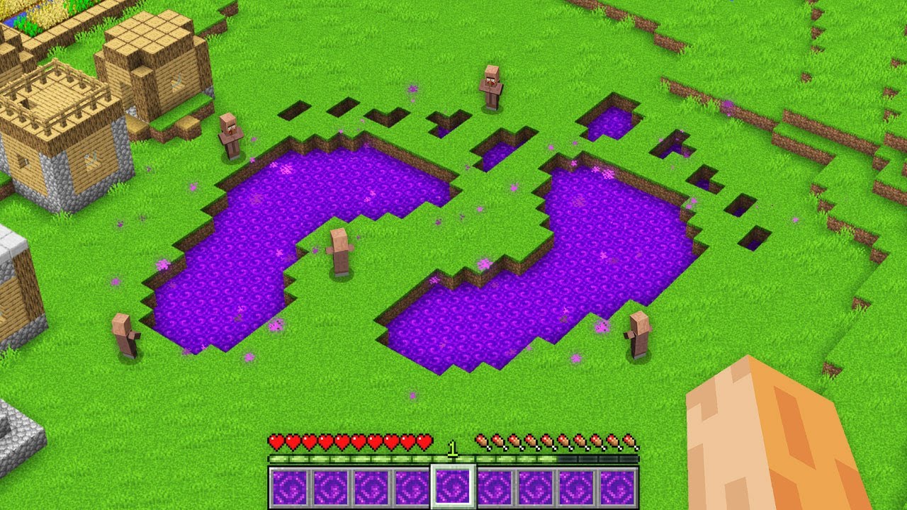 I found this PORTAL FOOTPRINT NEAR in My Minecraft World !!! Secret ...