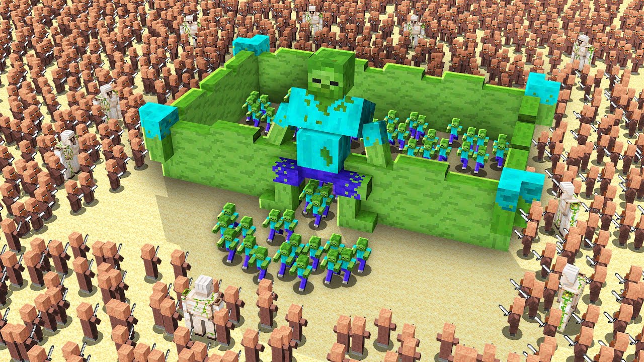 Insane GAMEPLAY! Watch ZOMBIES Build CASTLE from ZOMBIE MUTANT in ...