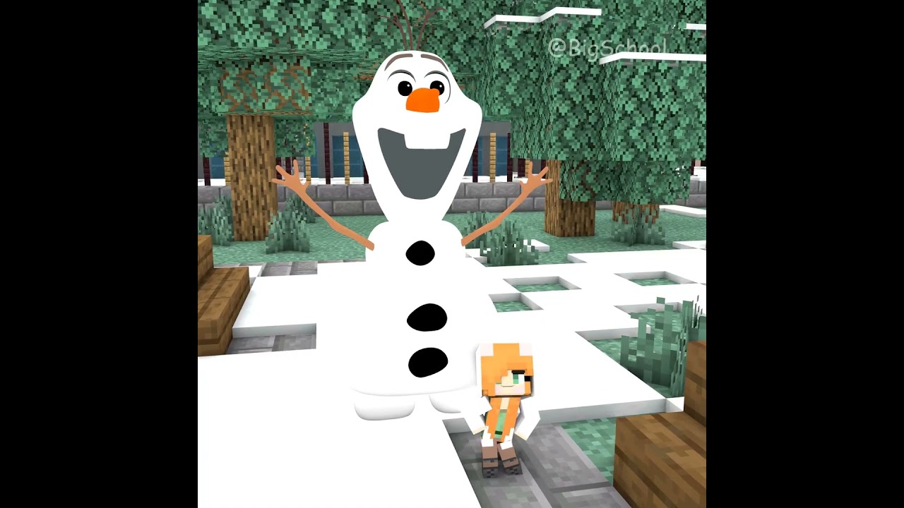 Make Everything With Snow | Monster School Minecraft Animations ...