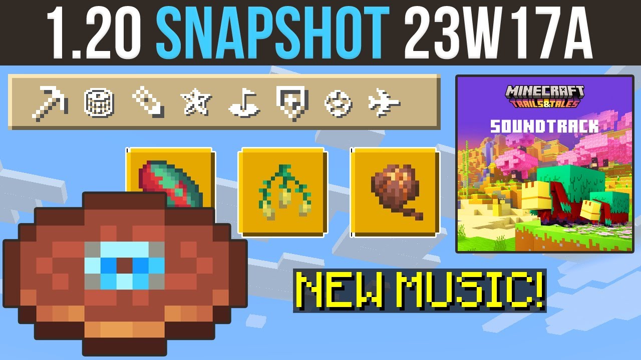 Minecraft 1.20 Snapshot 23W17A - Relic Music Disc, Soundtrack & Glyphs ...