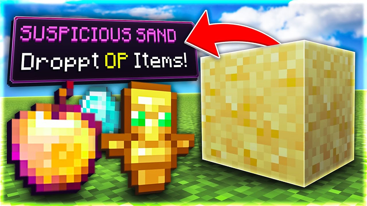 Minecraft, Aber Suspicious Sand ist RANDOM & OP (1.20) - Minecraft videos