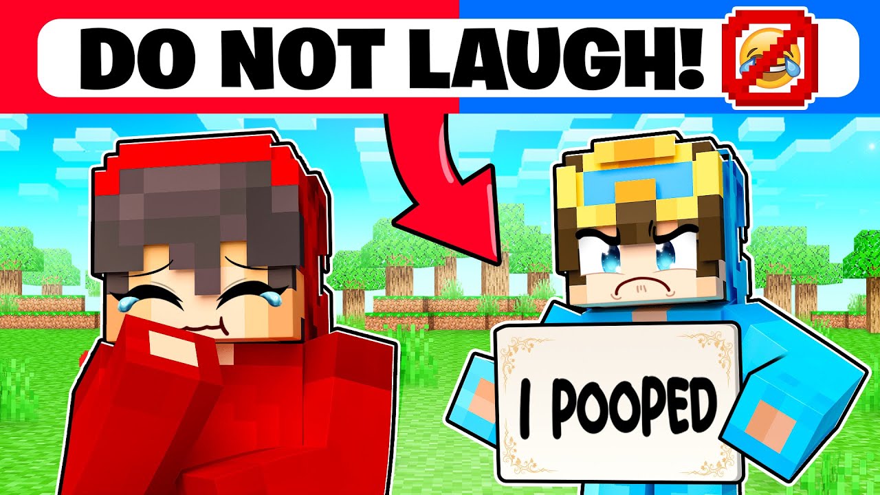 Minecraft But DO NOT LAUGH... - Minecraft videos