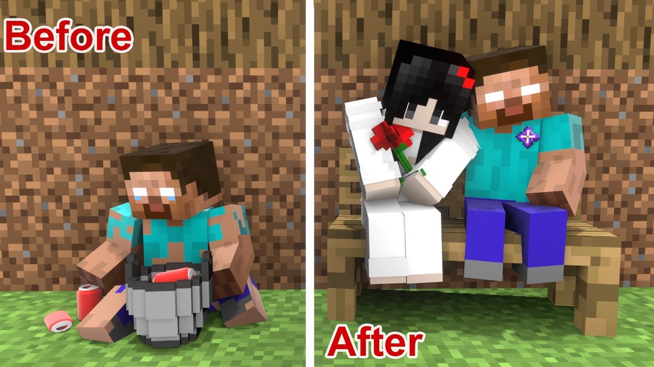 Monster School : Poor Herobrine Becomes A Good Teacher - Minecraft ...