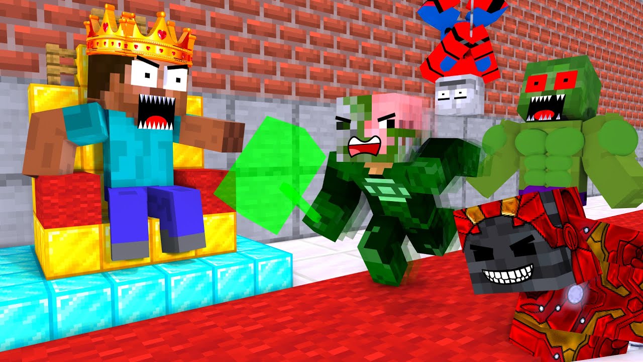 Monster School Superhero Season 1 All Episode Minecraft Animation