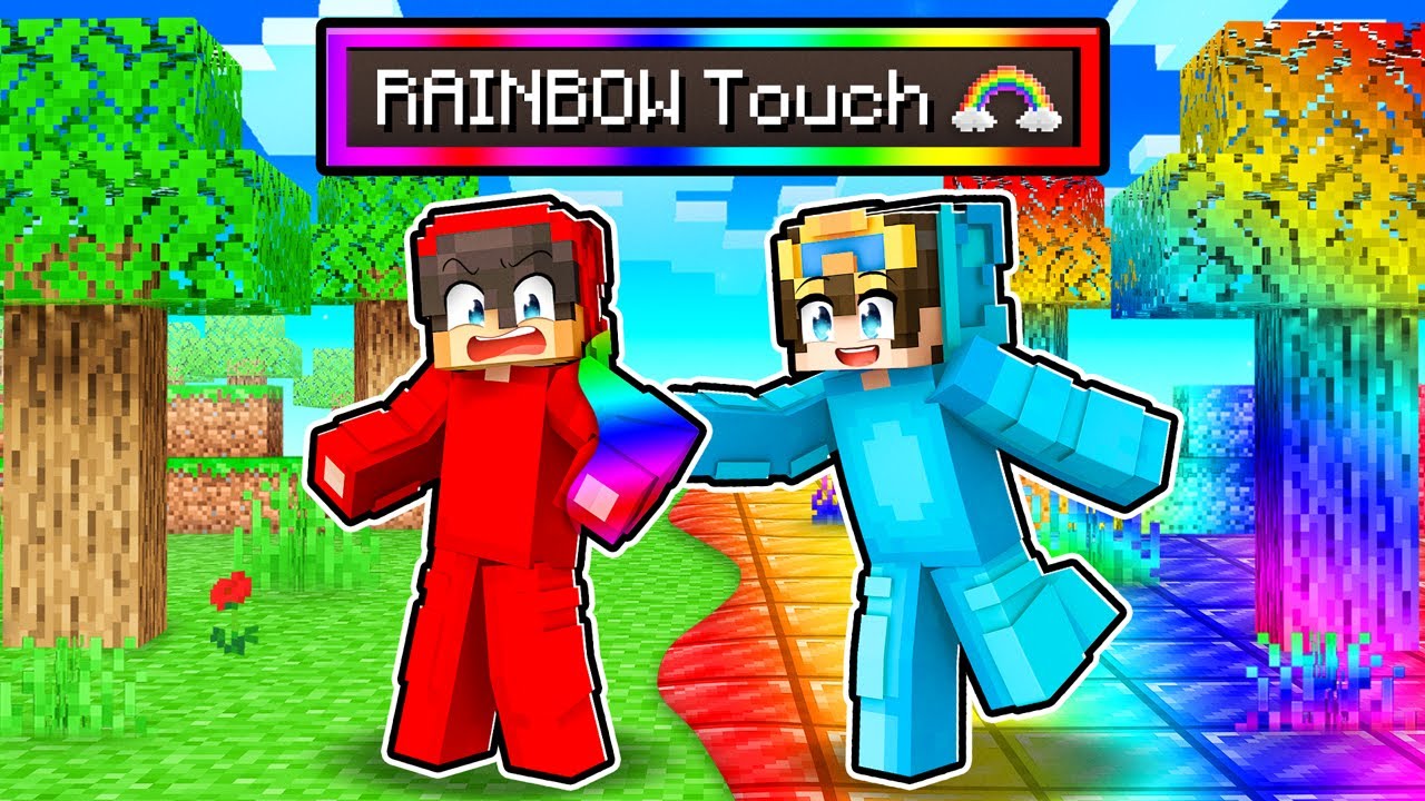 Nico Has A RAINBOW TOUCH In Minecraft! - Minecraft videos