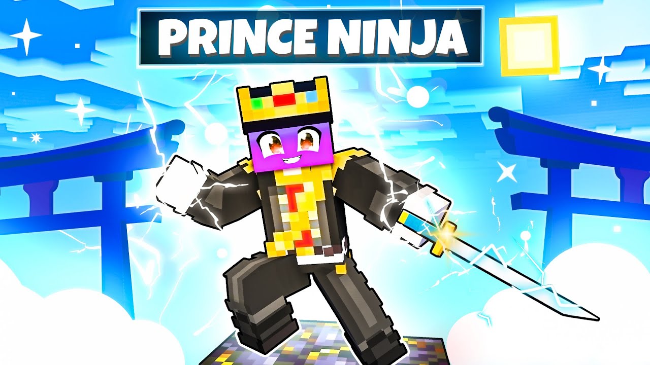 Playing as a PRINCE NINJA in Minecraft! (Hindi) - Minecraft videos