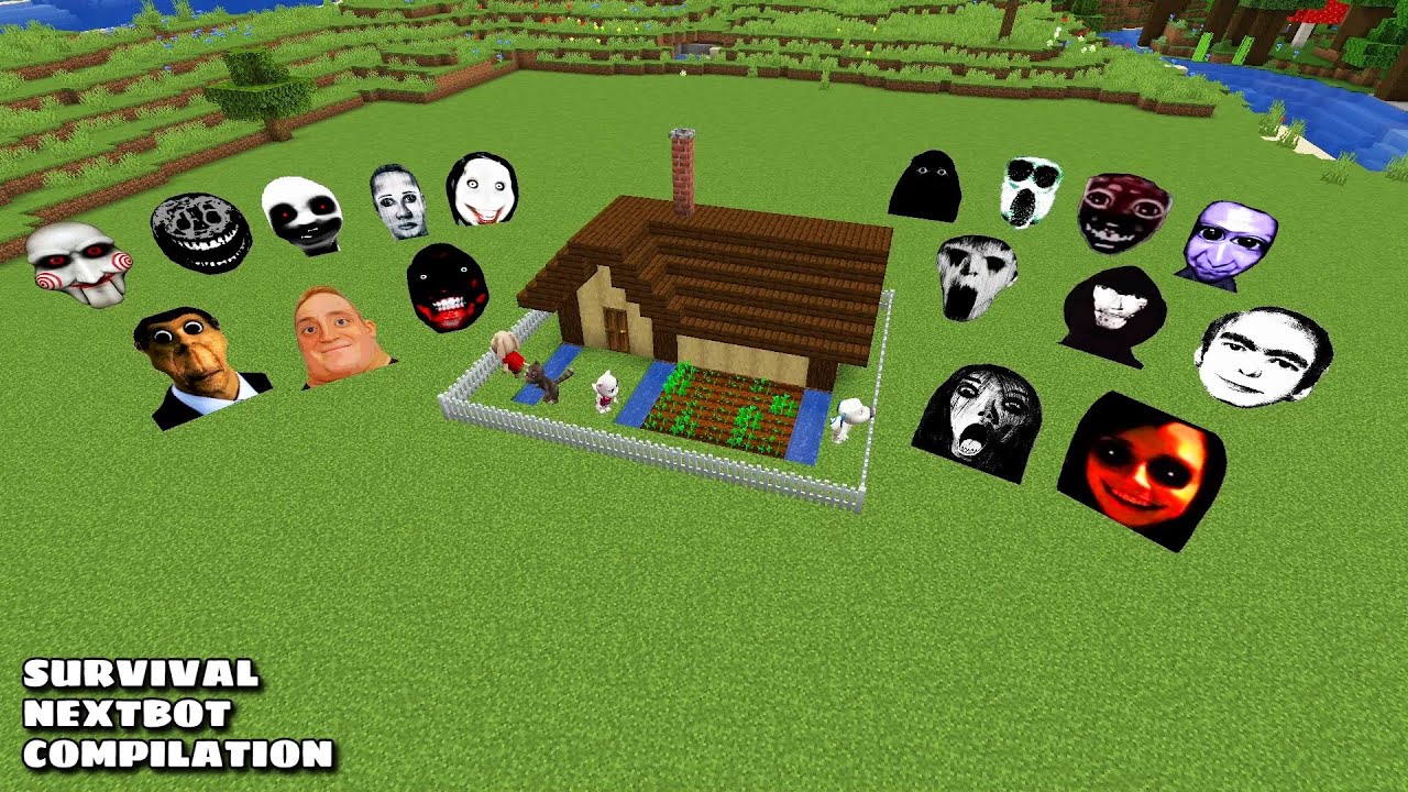 SURVIVAL BEST NEXTBOTS COMPILATION in Minecraft - Gameplay - Coffin ...