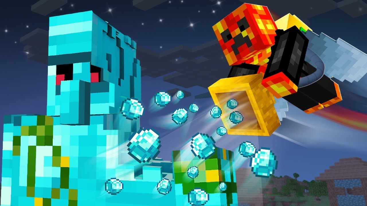 Stealing 1,000,000 Diamonds in Minecraft! - Minecraft videos