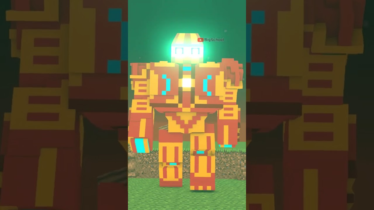 Steve And The Hulkbuster Robot Destroy The Bad Guys - Minecraft ...