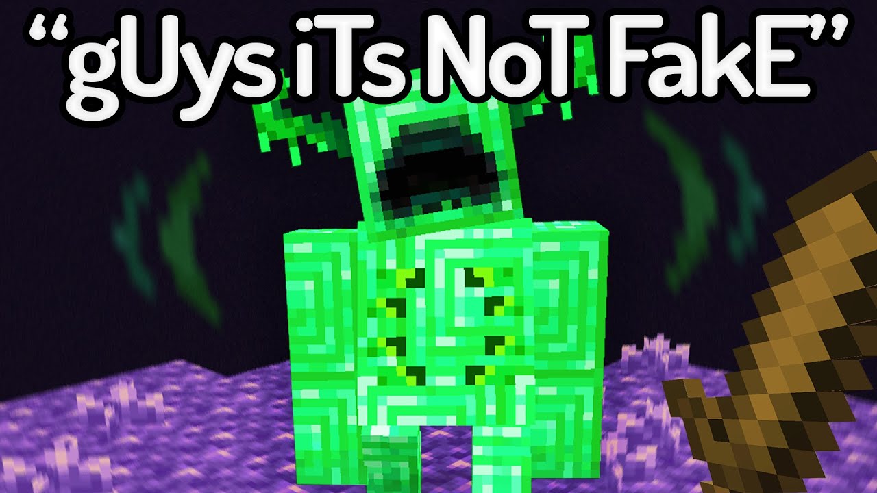 The FUNNIEST FAKE 1.19 Minecraft Speedruns... - Minecraft videos
