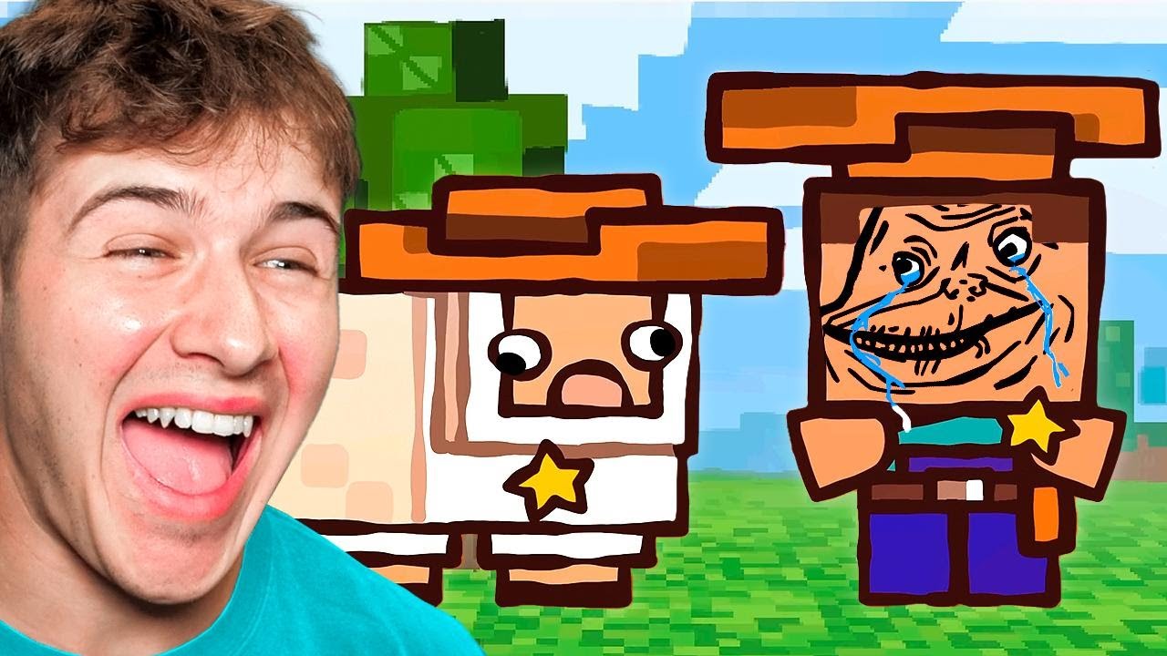 Try NOT To LAUGH (Funniest Minecraft Cartoons) - Minecraft videos