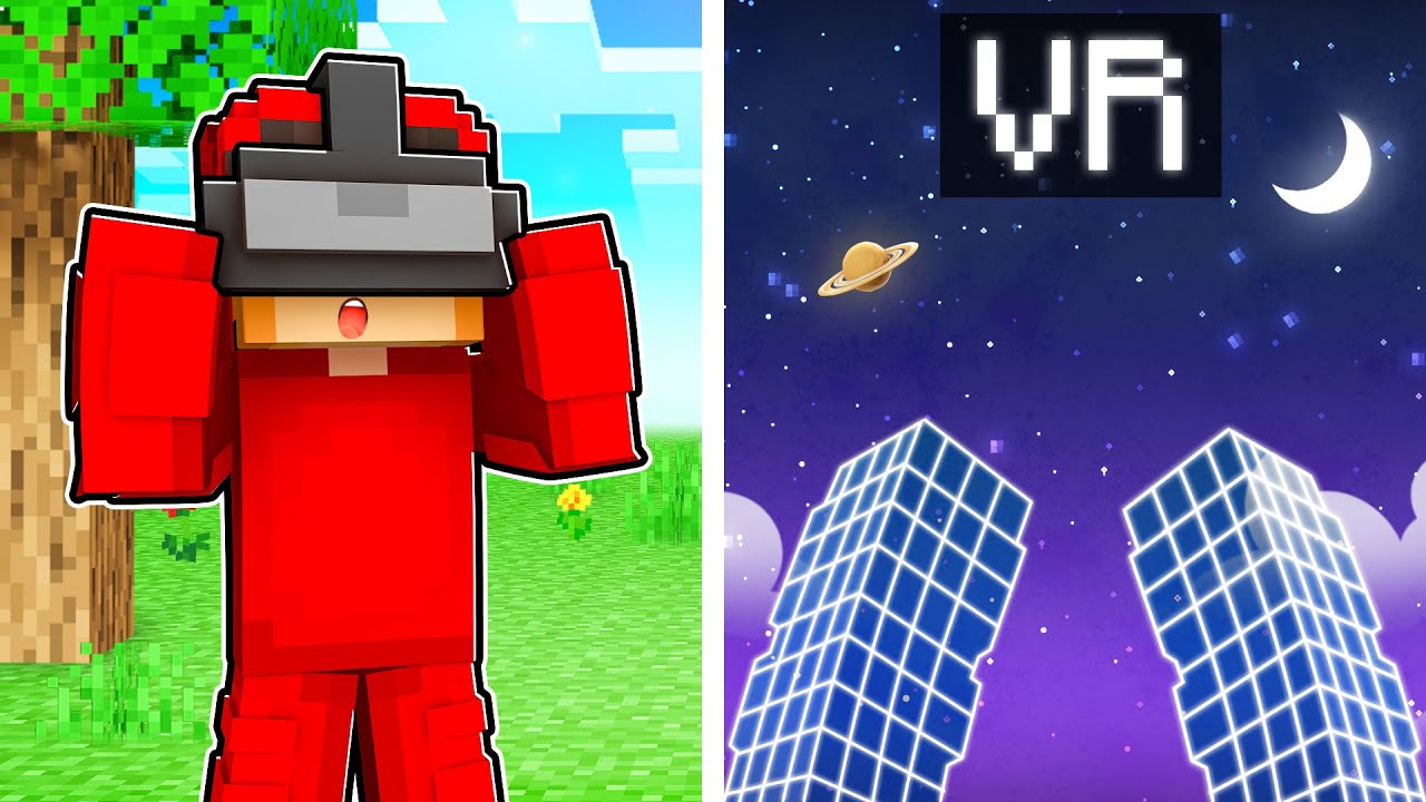 We Played VR in Minecraft! - Minecraft videos