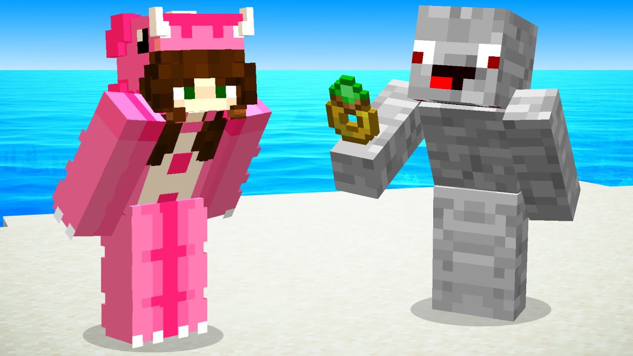 mein 1. DATE mit Flauschi? Auf Minecraft YouTuber Insel - Minecraft videos