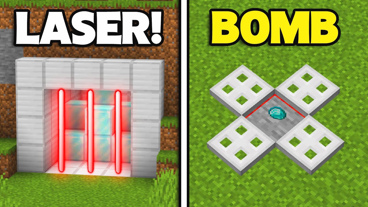 7 EASY Ways To Protect Your House! [Minecraft] - Minecraft videos