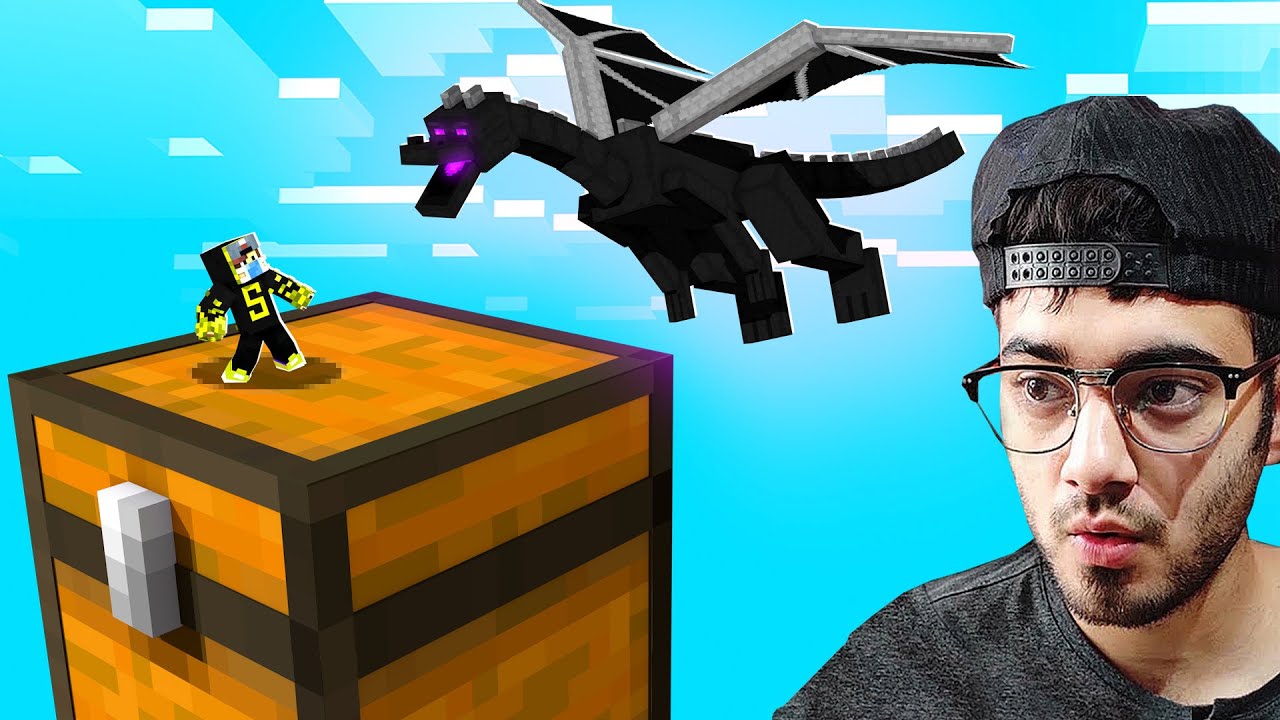Beating Minecraft, But it's ONE CHEST BLOCK - Minecraft videos