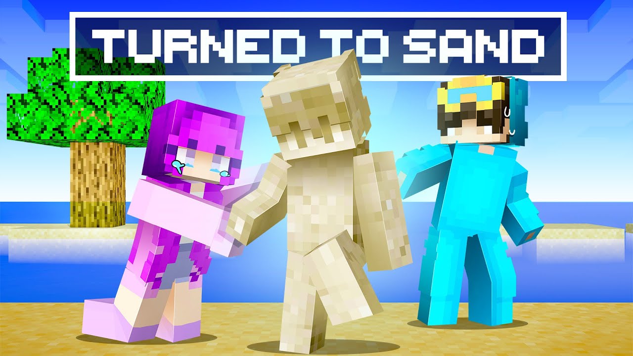 Cash TURNED TO SAND in Minecraft! - Minecraft videos