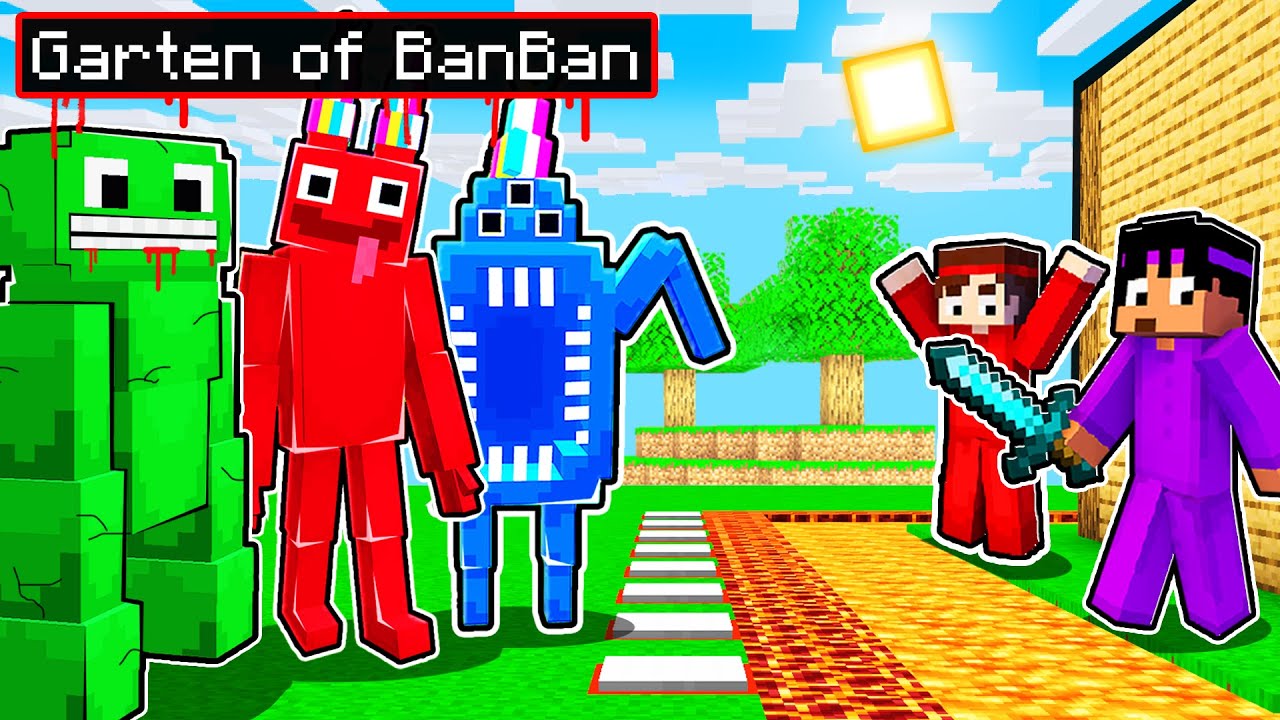 GARTEN OF BANBAN vs Most Secure Minecraft House (Jumbo Josh, Chef ...