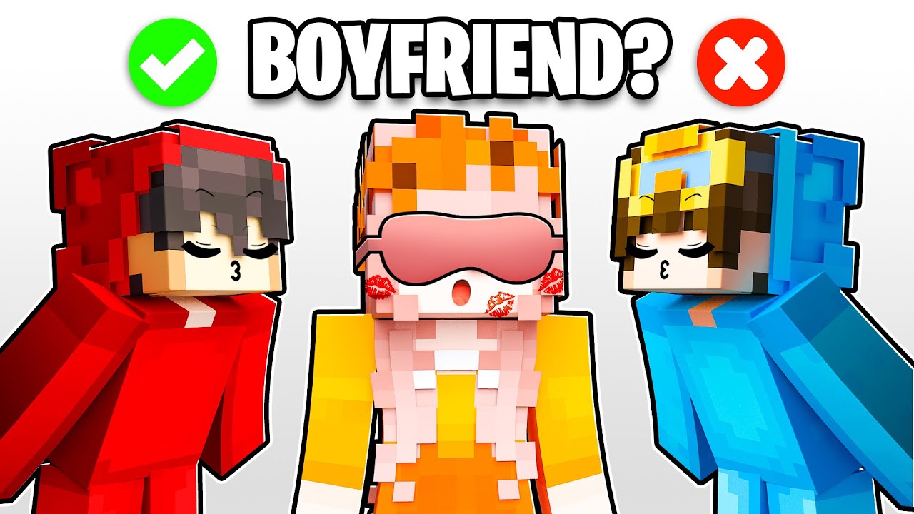 GUESS THE BOYFRIEND in Minecraft! - Minecraft videos